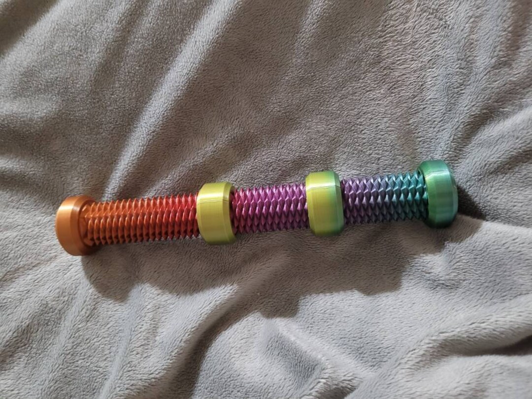 Cross Threaded Nuts on Bolt Fidget Toy Relaxation Device Stress Ball ...