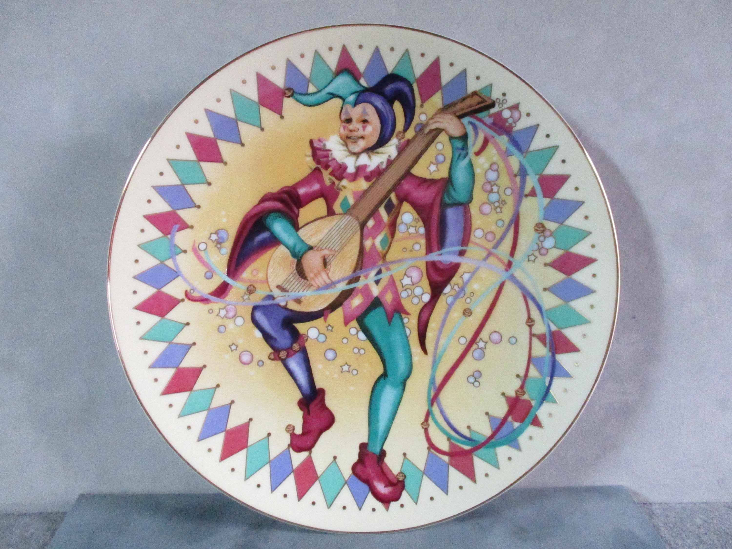 The Merry Jester Plate - Etsy