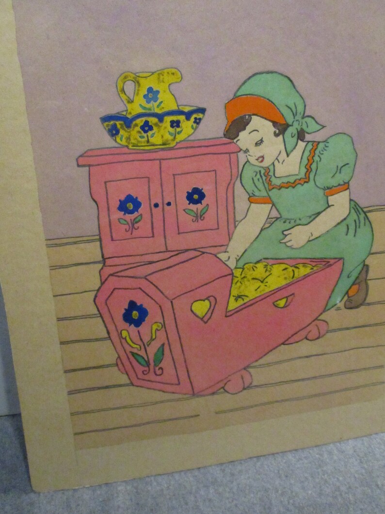 Nursery Rhyme Illustrations, Set of 4 - Etsy