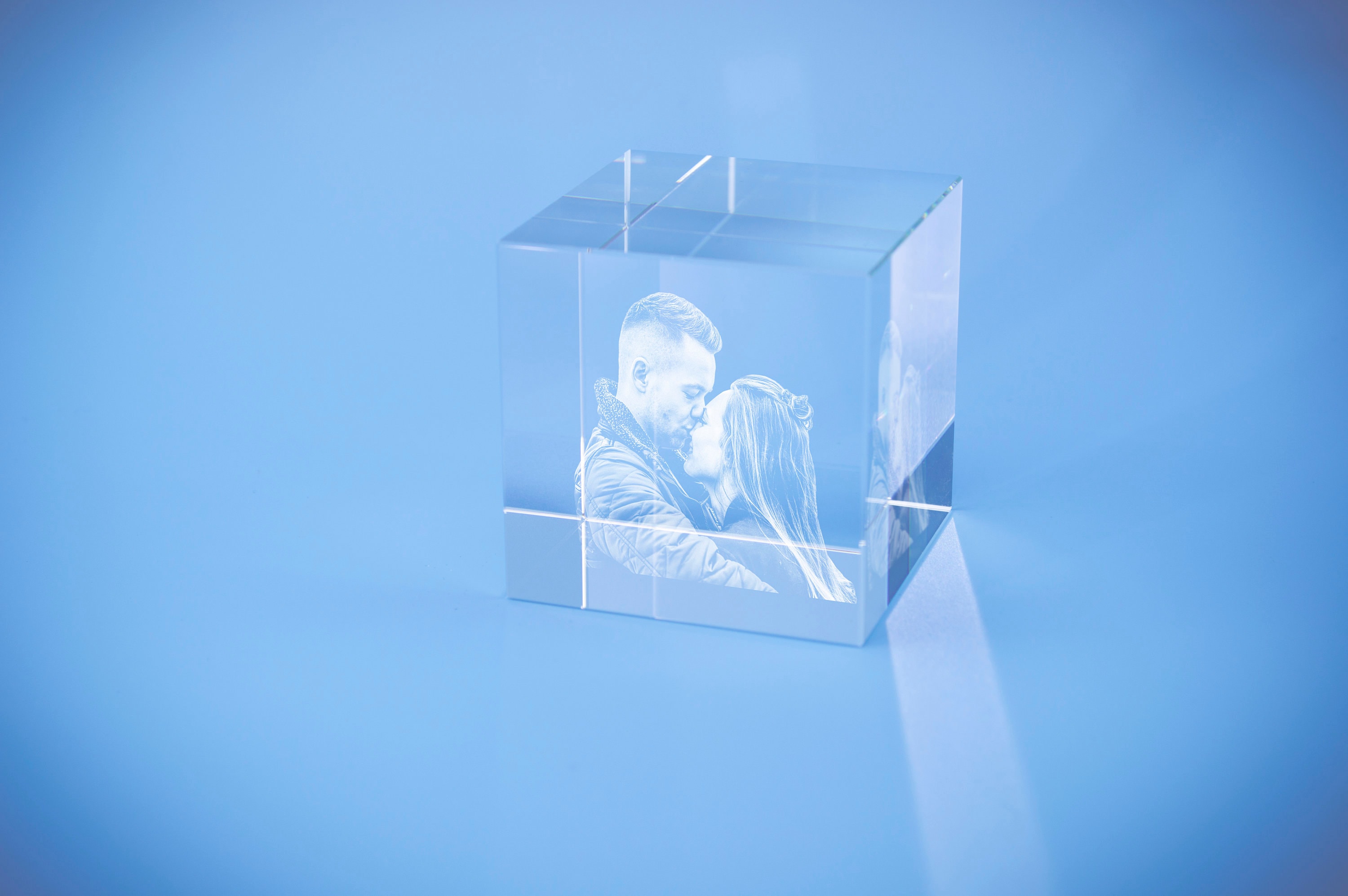 3D Block Crystal, Laser Engraved With Your Custom Photo by Crystal ...