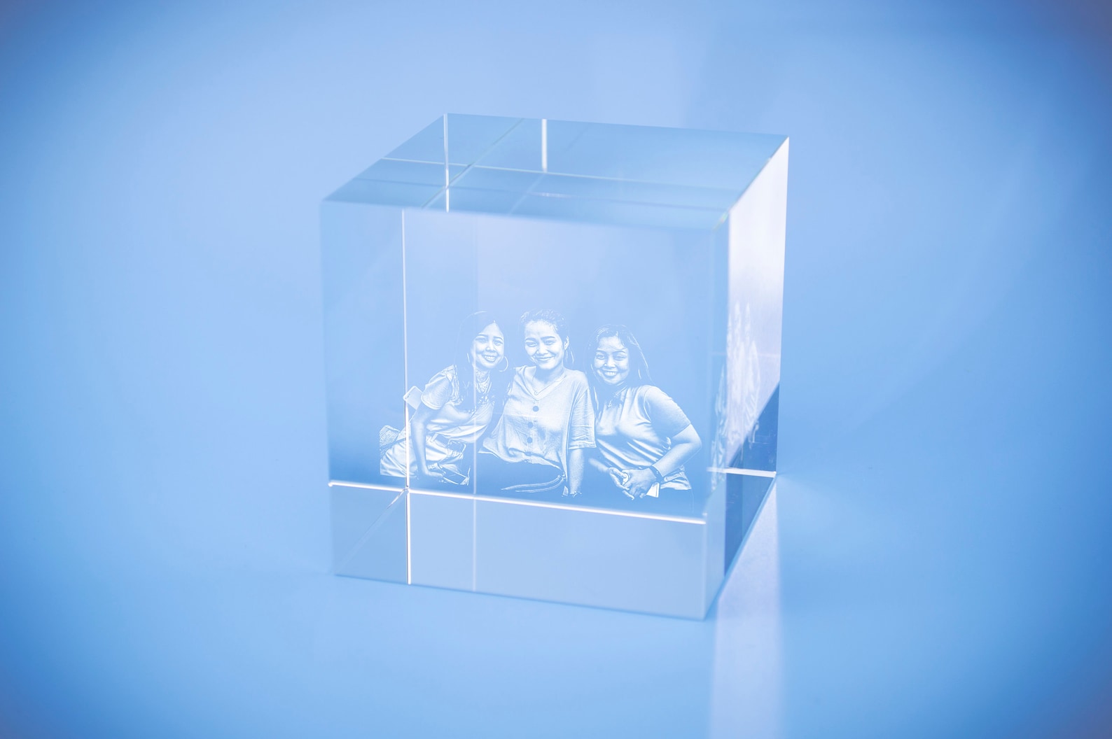 3D Block Crystal, Laser Engraved With Your Custom Photo by Crystal ...