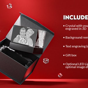 3D Brick (landscape) Crystal, Laser Engraved With Your Custom Photo by ...