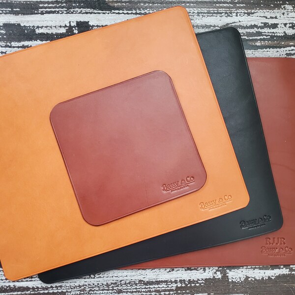 Leather Mouse Pad - Etsy