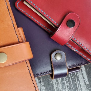 Snap Closure for Leather Cover Leather Snap Planner Cover - Etsy