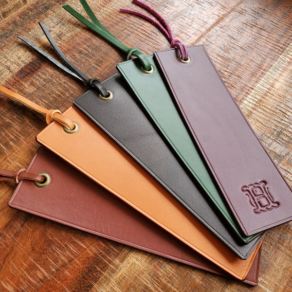 Monogrammed Bookmark - Etsy