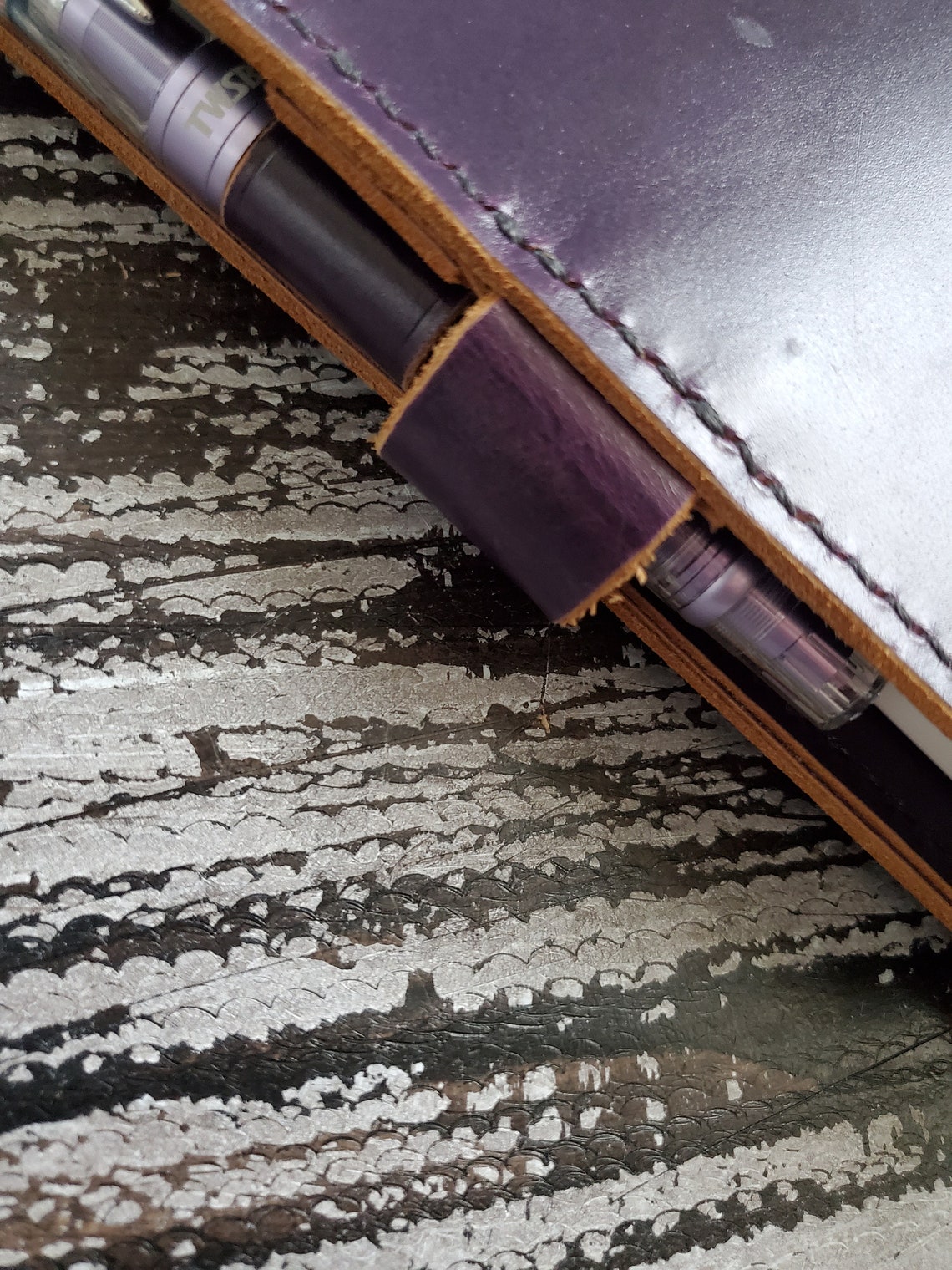 Snap Closure for Leather Cover Leather Snap Planner Cover | Etsy