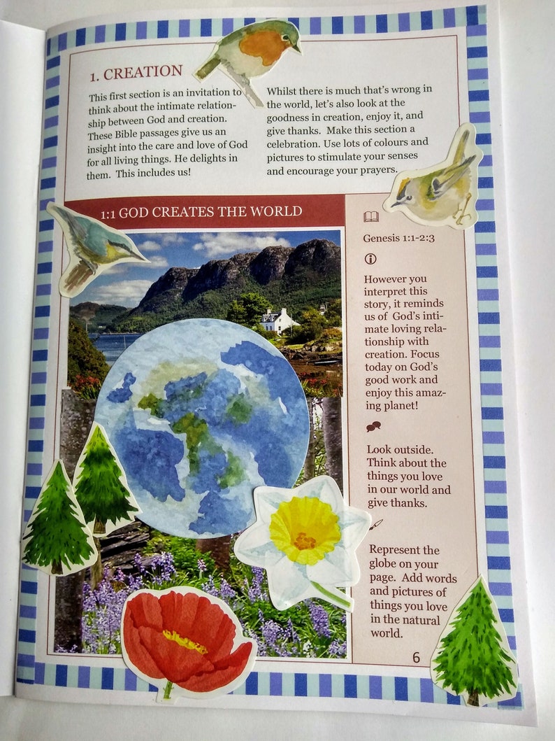 God's Creation Our Concern Bible Journalling Course Study Journal - Etsy