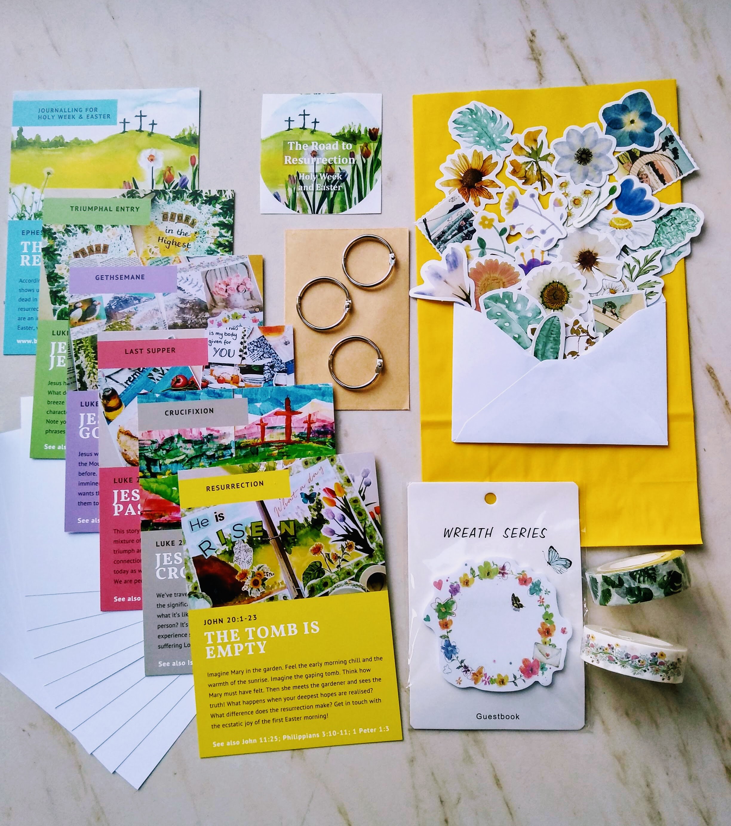 Holy Week and Easter Journalling Kit: the Road to Resurrection - Etsy UK