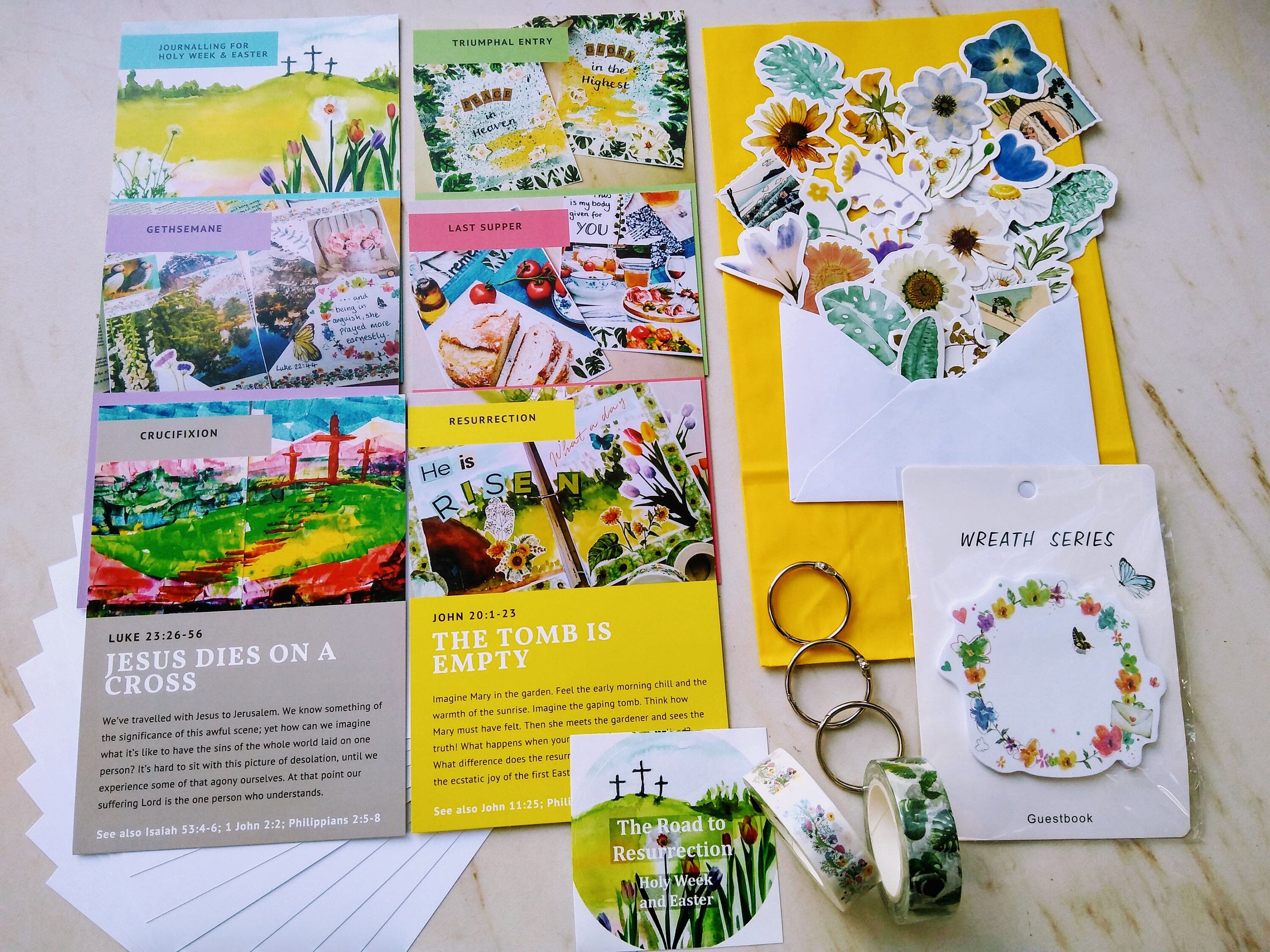 Holy Week and Easter Journalling Kit: the Road to Resurrection - Etsy UK