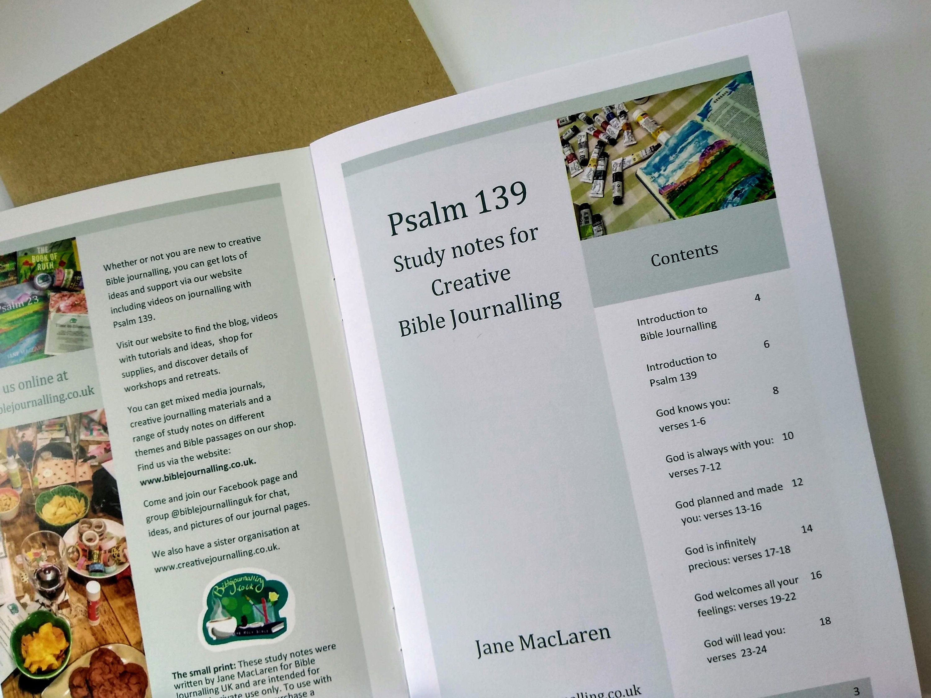 Psalm 139 Study Notes and Journal | Etsy
