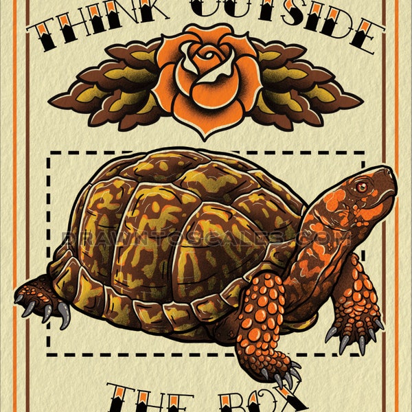 Box Turtle - Etsy