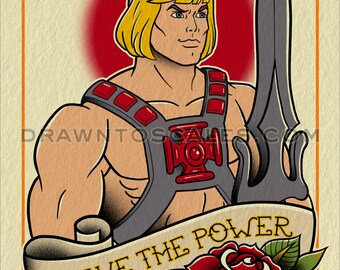 He Man Fan Art | Etsy