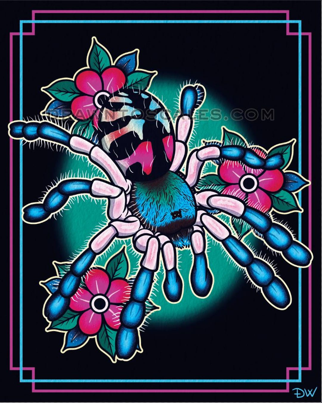 Brazilian Jewel Tarantula (8" X 10" Print) - Etsy