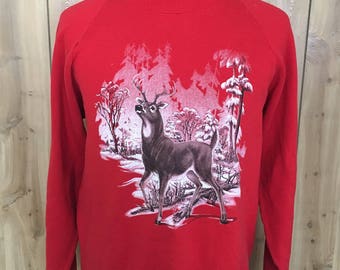 Deer sweater | Etsy
