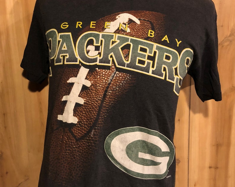 Vintage 90s Green Bay Packers 1990s NFL Football Sports Tee Tshirt ...