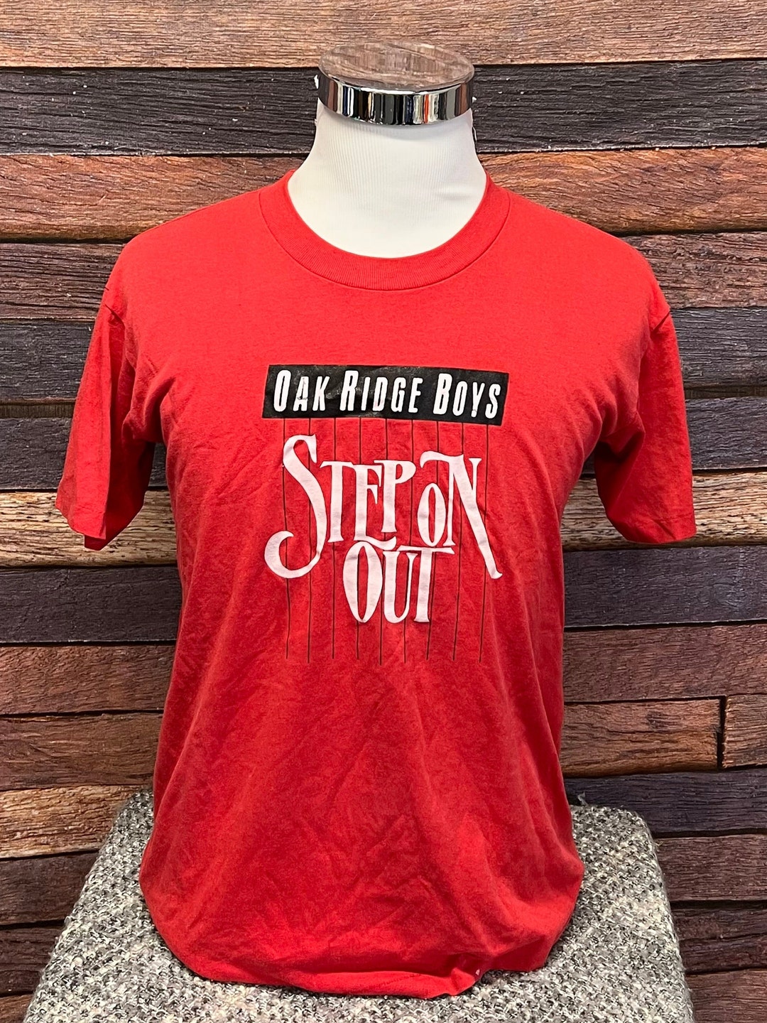 Vintage Oak Ridge Boys Step on Out Country Music Rock N Roll Tee Top ...