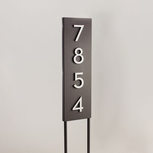 Welcome Home Yard Sign/4h Numbers/vertical/sign on - Etsy