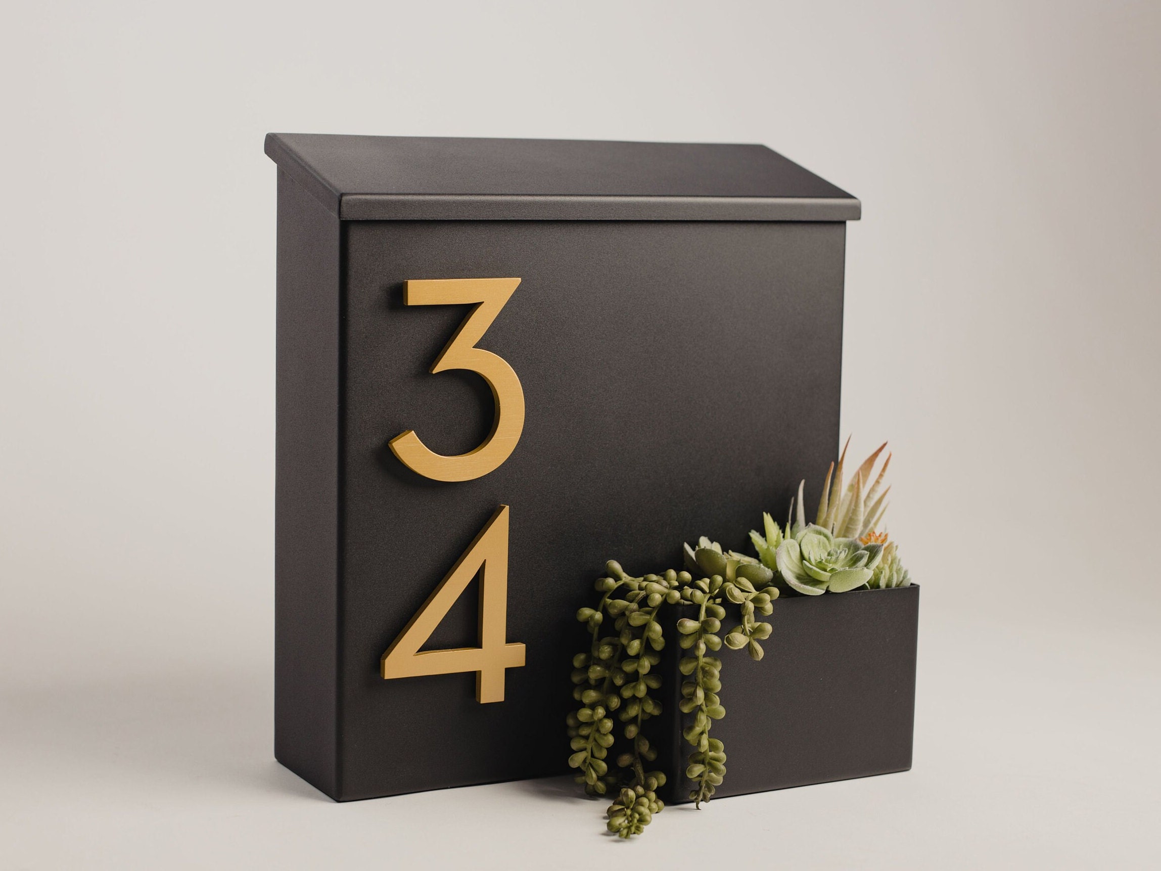 Modern & Contemporary Mailbox Mid-century Powder Coated - Etsy