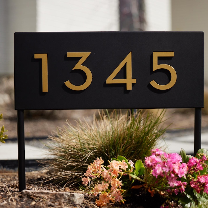 House Numbers Yard Sign - Etsy