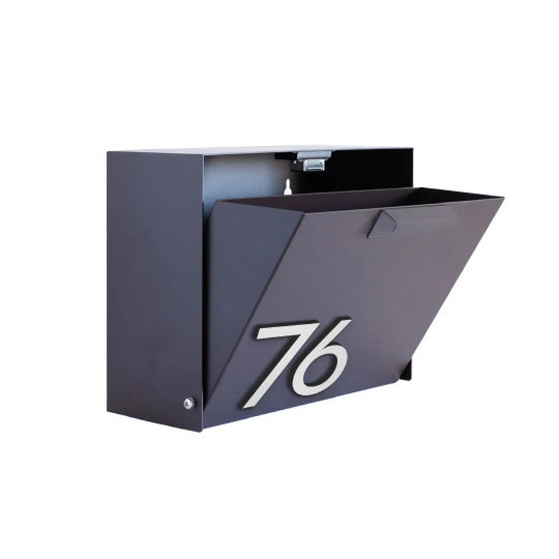 Modern & Contemporary Mailbox Mid-century Powder Coated - Etsy
