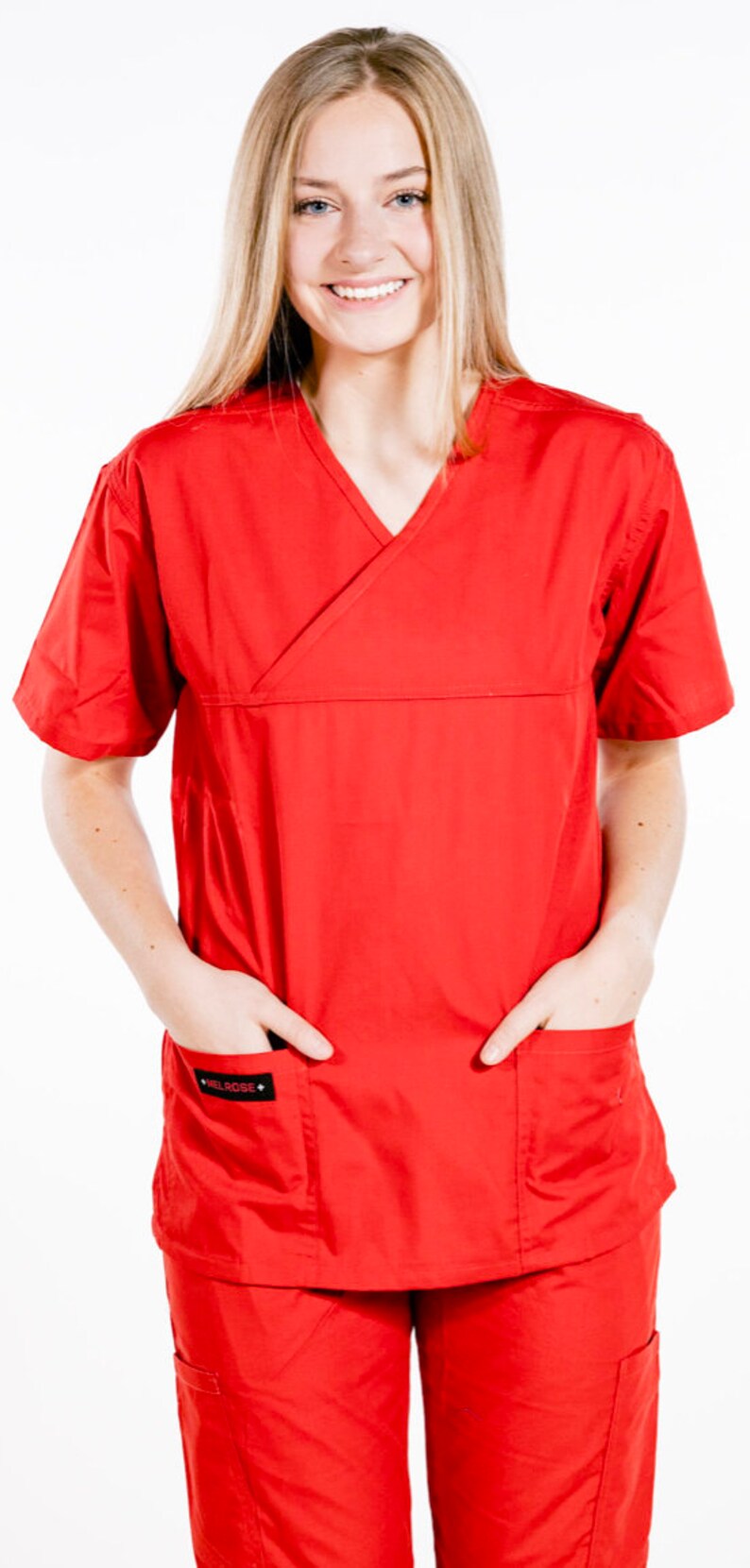 Cross-over Top & Elastic Waist Bottom Set Free Shipping - Etsy