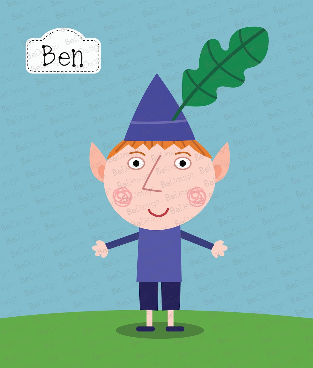 Ben the Elf From Ben and Hollys Little Kingdom - Etsy Hong Kong