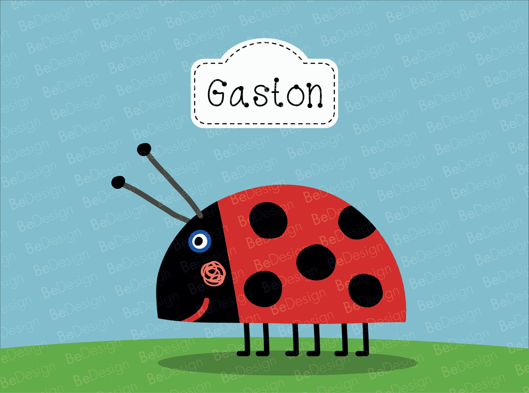 Gaston Ladybug From Ben and Hollys Little Kingdom - Etsy UK