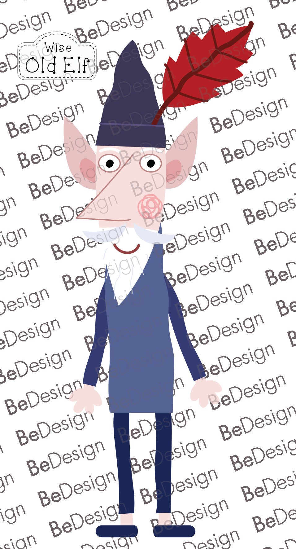 Nanny Plum and Wise Old Elf From Ben and Holly Little Kingdom - Etsy UK