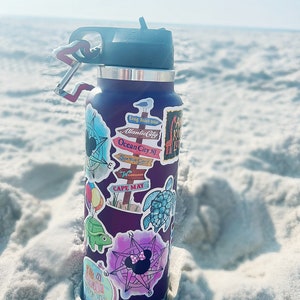 Mickey Watercolor Compass Rose Die Cut Sticker- Waterproof ...