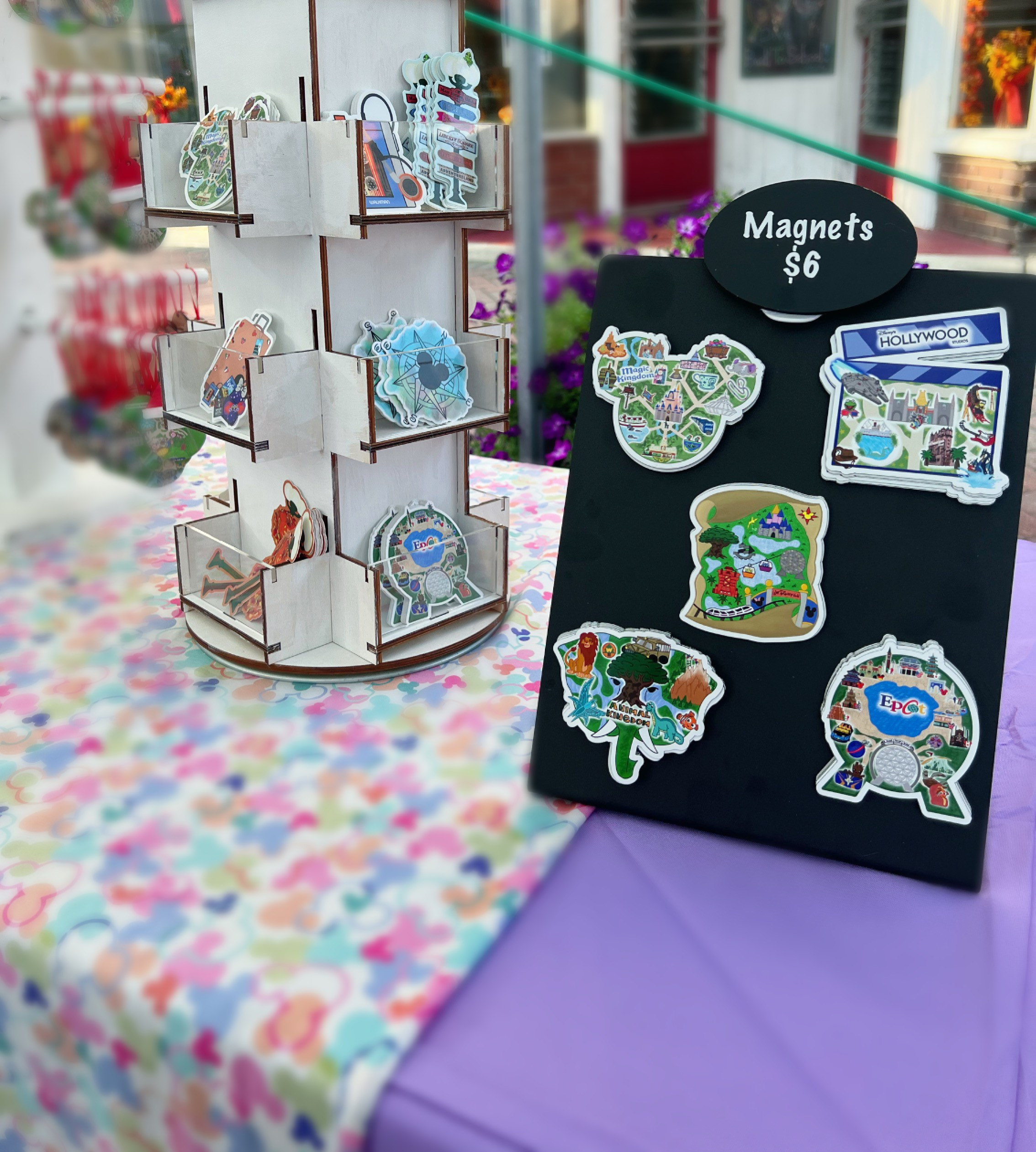 Epcot Map Die Cut Magnet Waterproof & Weatherproof - Etsy