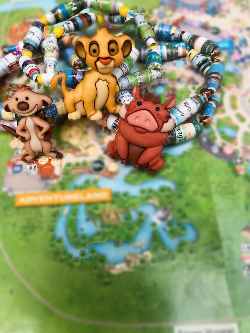 Lion King upcycled Disney Maps - Etsy