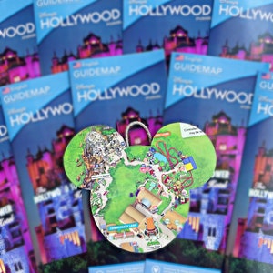 Wood Disney Map Mickey Head Sign - Etsy