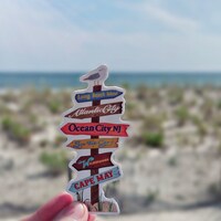The Outer Banks Summer Sunset Sticker - Etsy