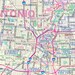 San Antonio/bexar County Detailed Region Wall Map W/zip Codes 2 Large ...
