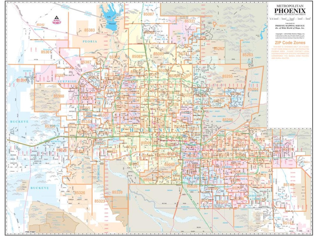 Phoenix zip code map with streets - smoothmens