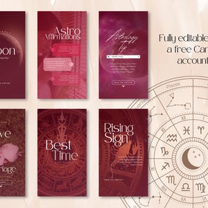 Astrology Reels Template: Animated Social Media, Instagram & Tiktok ...