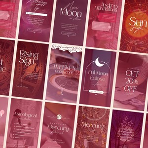 Astrology Reels Template: Animated Social Media, Instagram & Tiktok ...