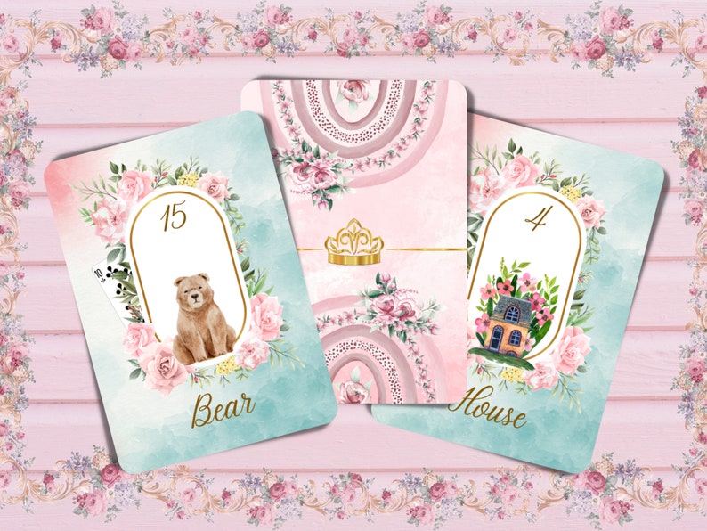 Lenormand Mat With Keywords and Small Lenormand Cards - Grand Tableau ...