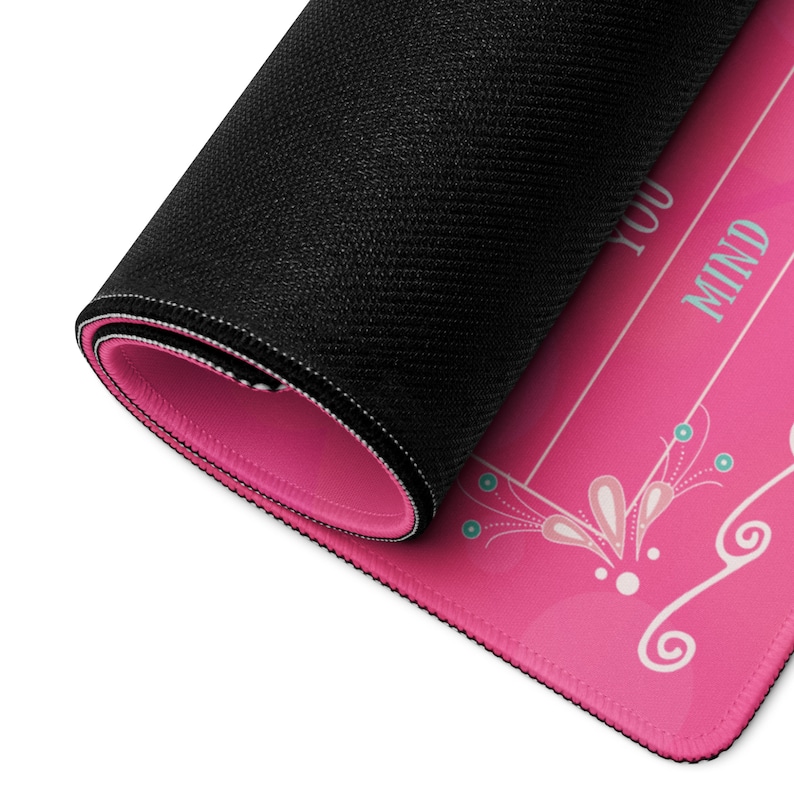 Pink Three Card Tarot Spread Mat | Tarot Reading Desk Mat | Tarot Card ...