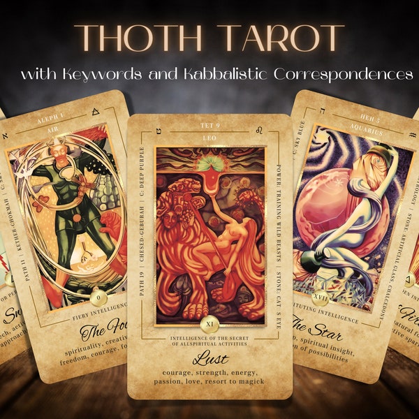 Thoth Tarot - Etsy