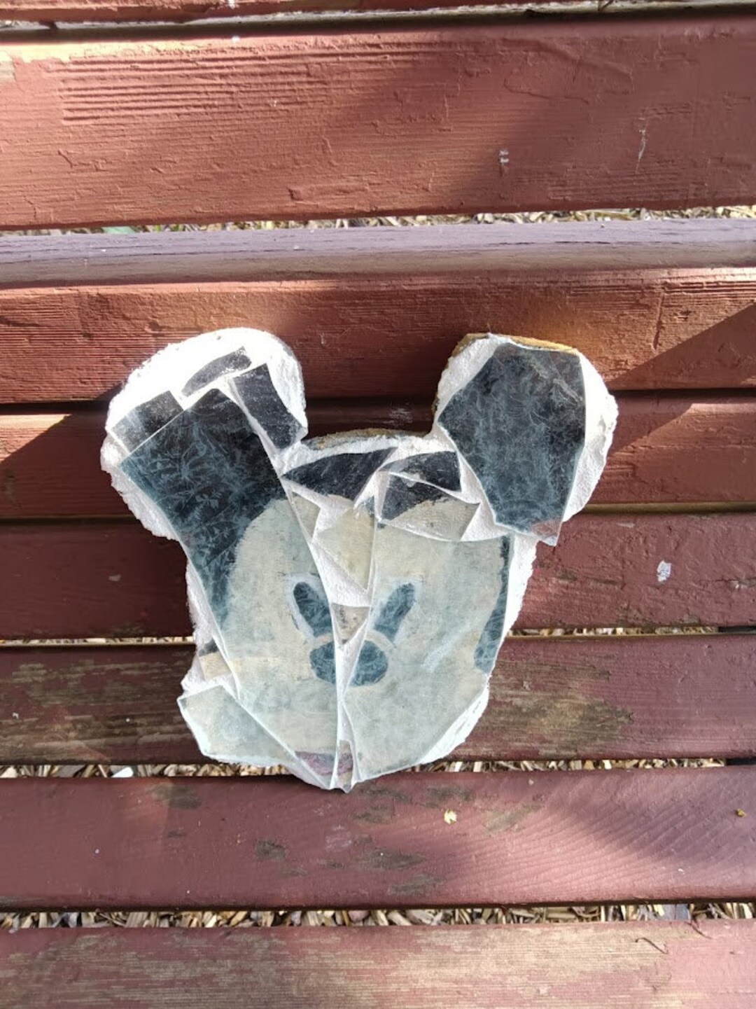 Fiber Mickey Mouse Mosaic - Etsy