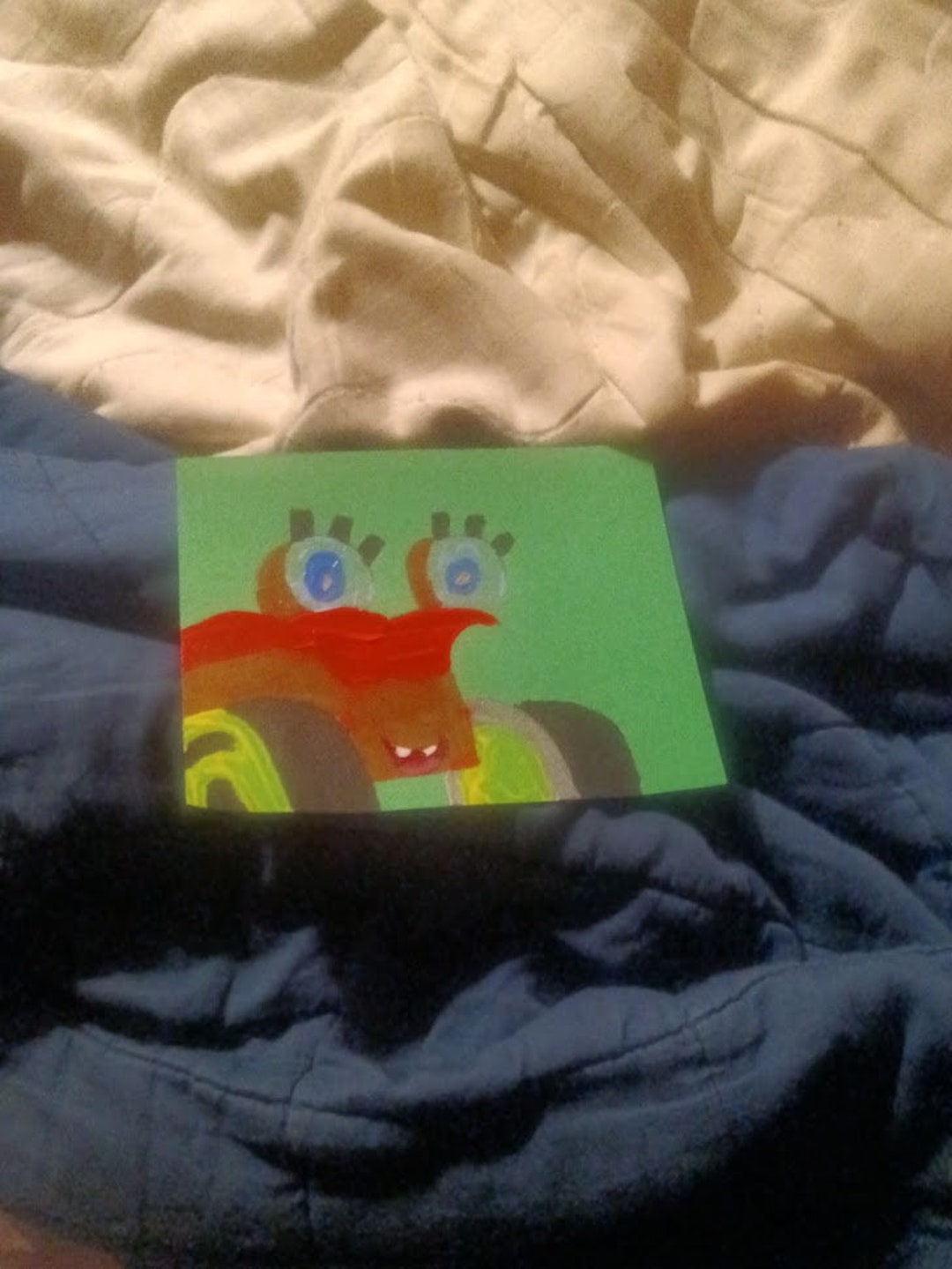 Spongebob Faced Speed Buggy (HS) Drawing - Etsy