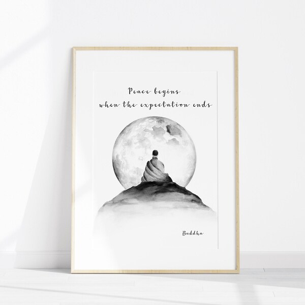 Buddha Art Print - Etsy