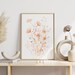 Bohemian Floral Wall Art Set of 3 Downloadable Prints Boho - Etsy