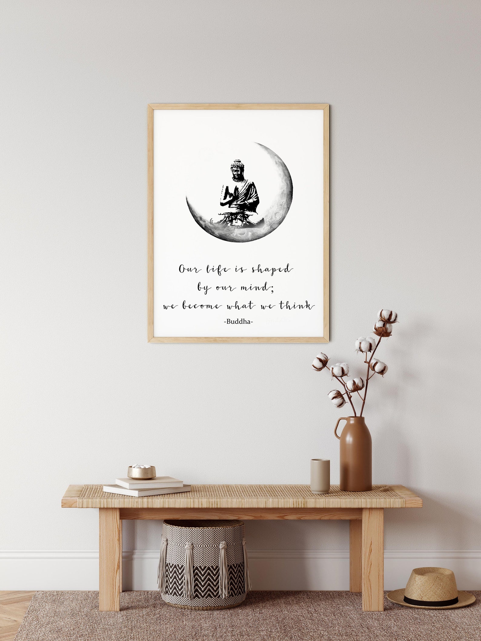 Mindfulness Poster Buddha Quotes Signs Spiritual Decor Zen - Etsy