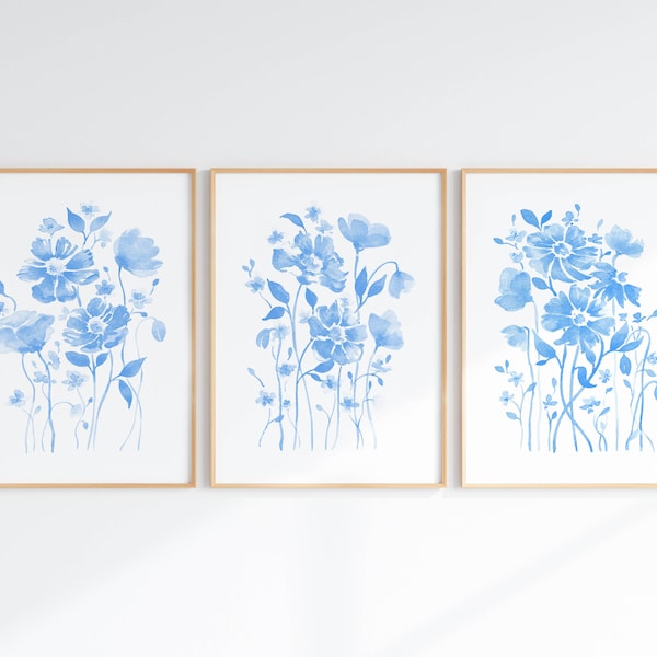 Light Blue Wall Art - Etsy