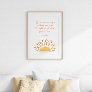 Maya Angelou Quote Wall Art, Inspirational Quote for Nursery, Kids ...