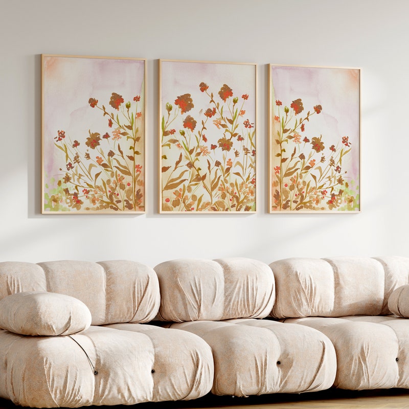Flower Wall Art - Etsy