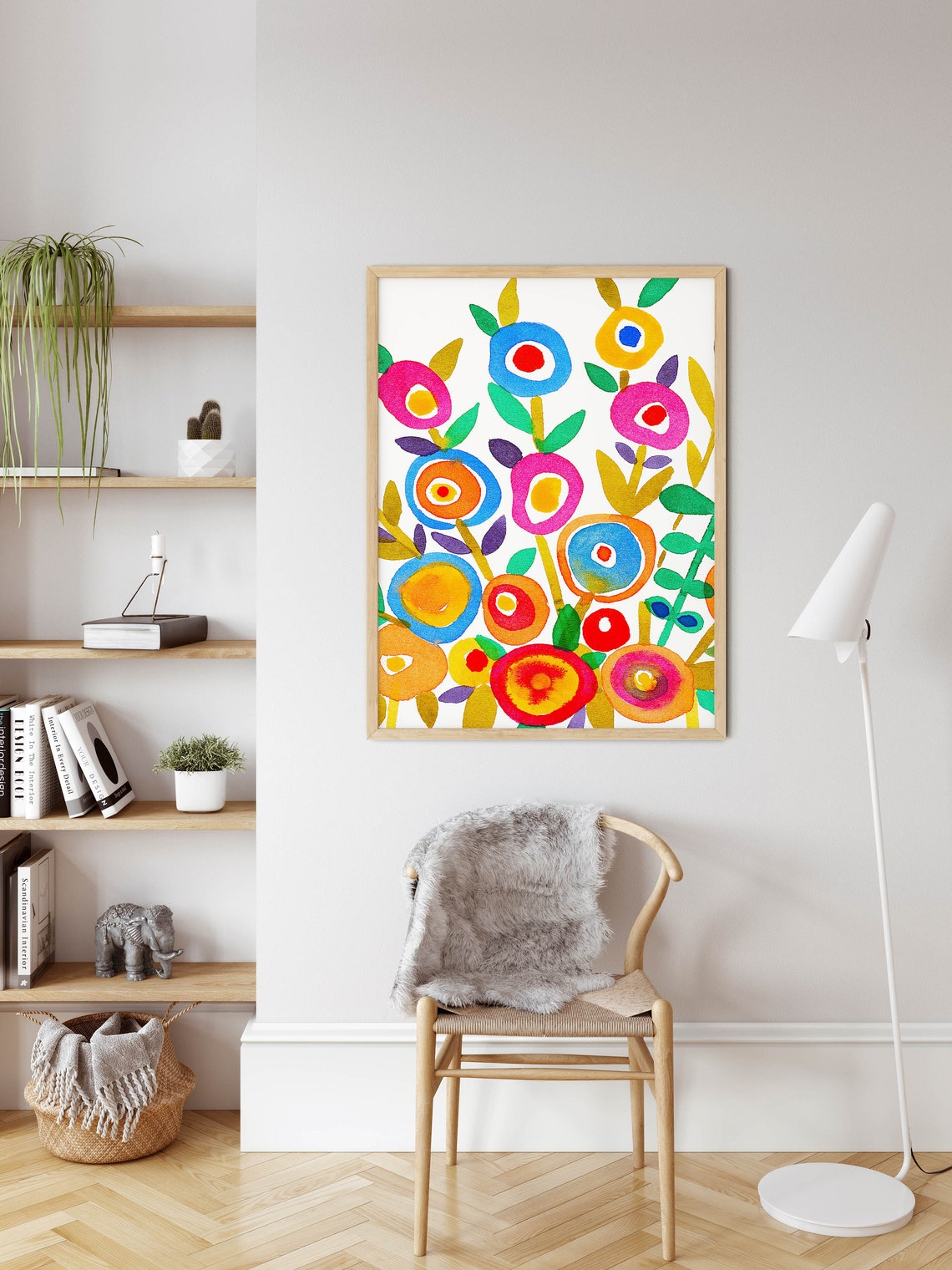 Colorful Wall Art Printable Playroom Wall Art Abstract | Etsy