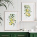 Italian Lemon Wall Art Set of 2 Printable Lemon Tree Artwork - Etsy